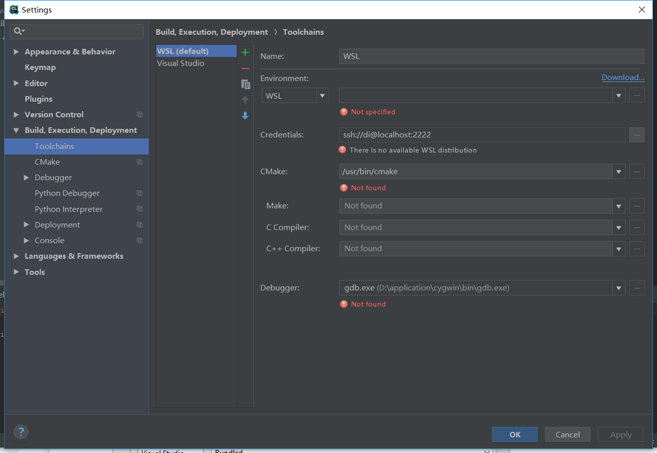 Wsl Toolchain Does Not Support Ubuntu 1804 Ides Support Intellij Platform Jetbrains